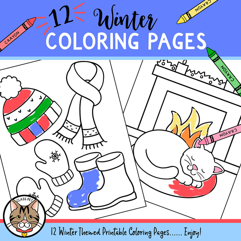 Winter Coloring Pages - Made By Teachers