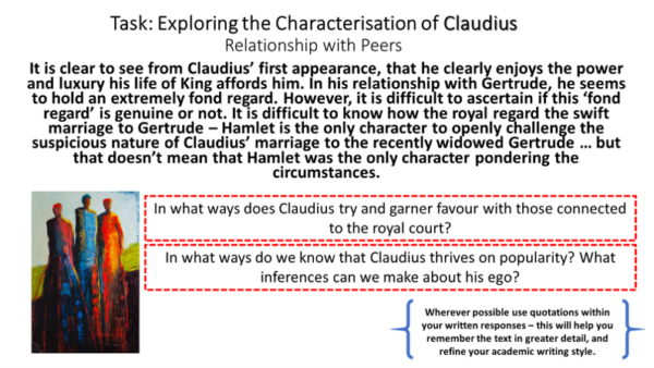 Literature Study: (16) Hamlet – The Characterisation of Claudius - Made ...
