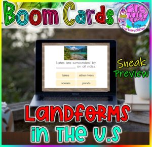 Landforms in the United States | BOOM Cards | Made By Teachers