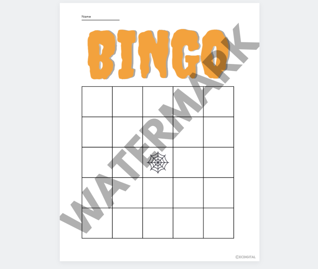 No Prep Halloween Bingo - Made By Teachers