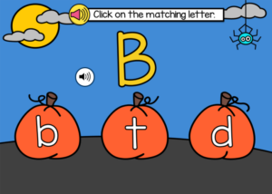 Uppercase to Lowercase Letter Match Boom Cards | Halloween Boom Cards ...
