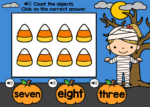 Counting to 10 Boom Cards | Halloween Boom Cards Distance Learning ...