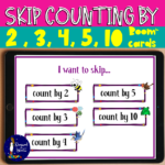 Skip Counting by 2, 3, 4, 5, 10 BOOM Cards | Distance Learning - Made ...