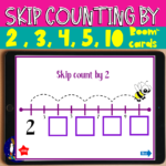 Skip Counting by 2, 3, 4, 5, 10 BOOM Cards | Distance Learning - Made ...