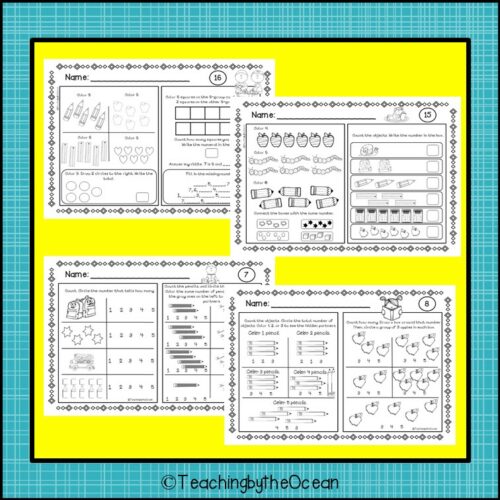 Kindergarten Number Sense Printables - Numbers to Ten - Made By Teachers