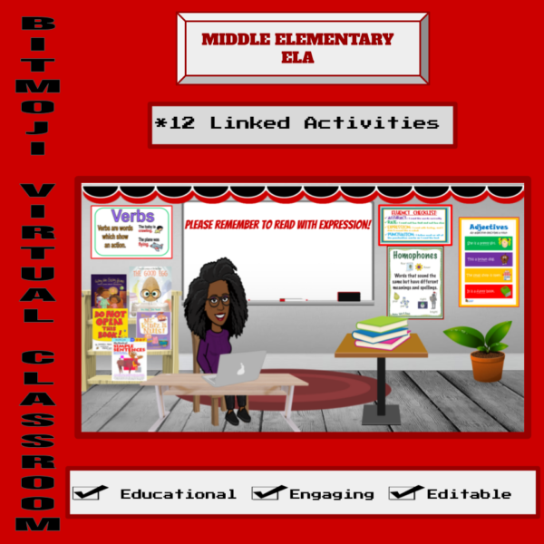 Virtual Classroom for Middle Elementary ELA | Made By Teachers