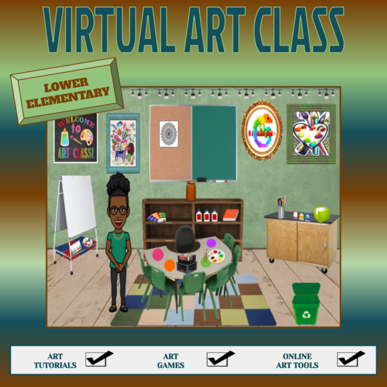 Virtual Classrooms Bundle for Lower Elementary | Made By Teachers