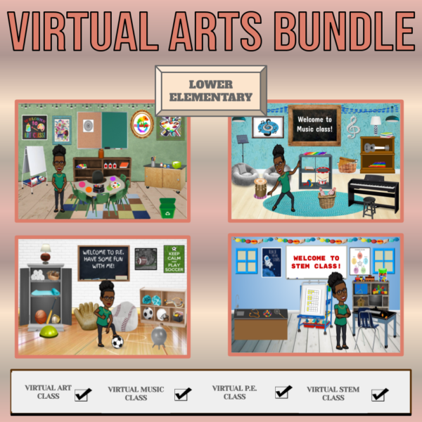 Virtual Arts Bundle for Lower Elementary | Made By Teachers