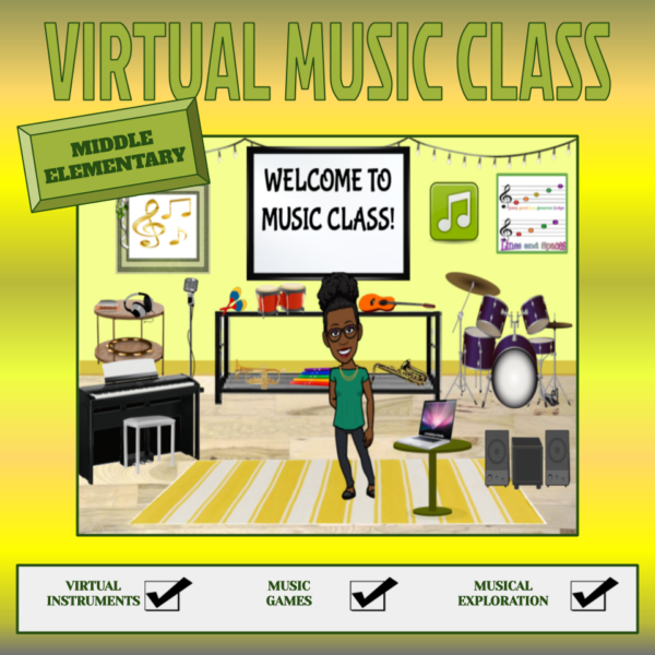 Virtual Music Class for Middle Elementary | Made By Teachers