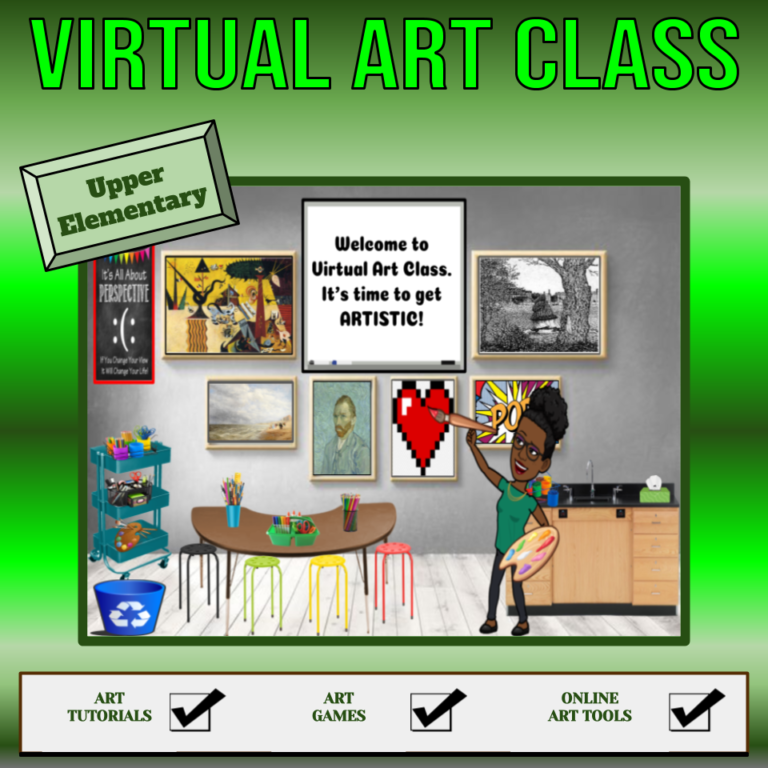Virtual Classrooms Bundle for Lower Elementary | Made By Teachers