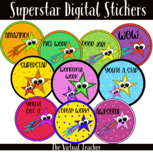 Digital Stickers - Positive Feedback for Online Learning - Superstars ...