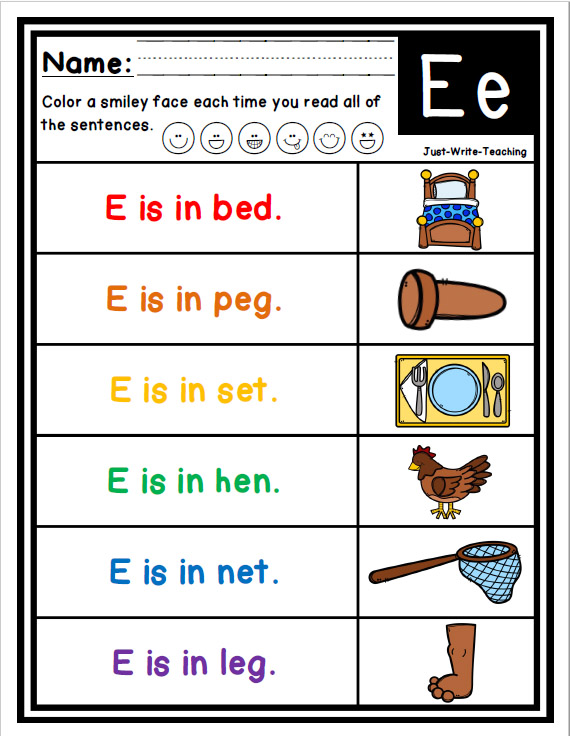Alphabet Activities Letter E Centers Activities Made By Teachers