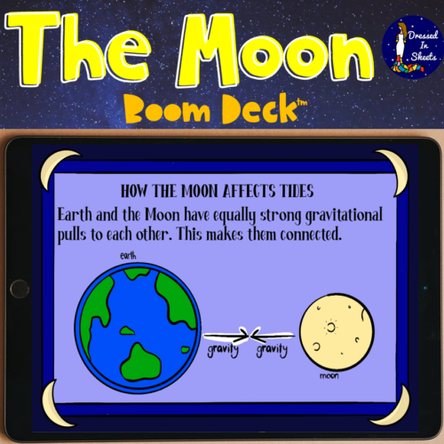 The Moon BOOM Deck | Distance Learning | Made By Teachers