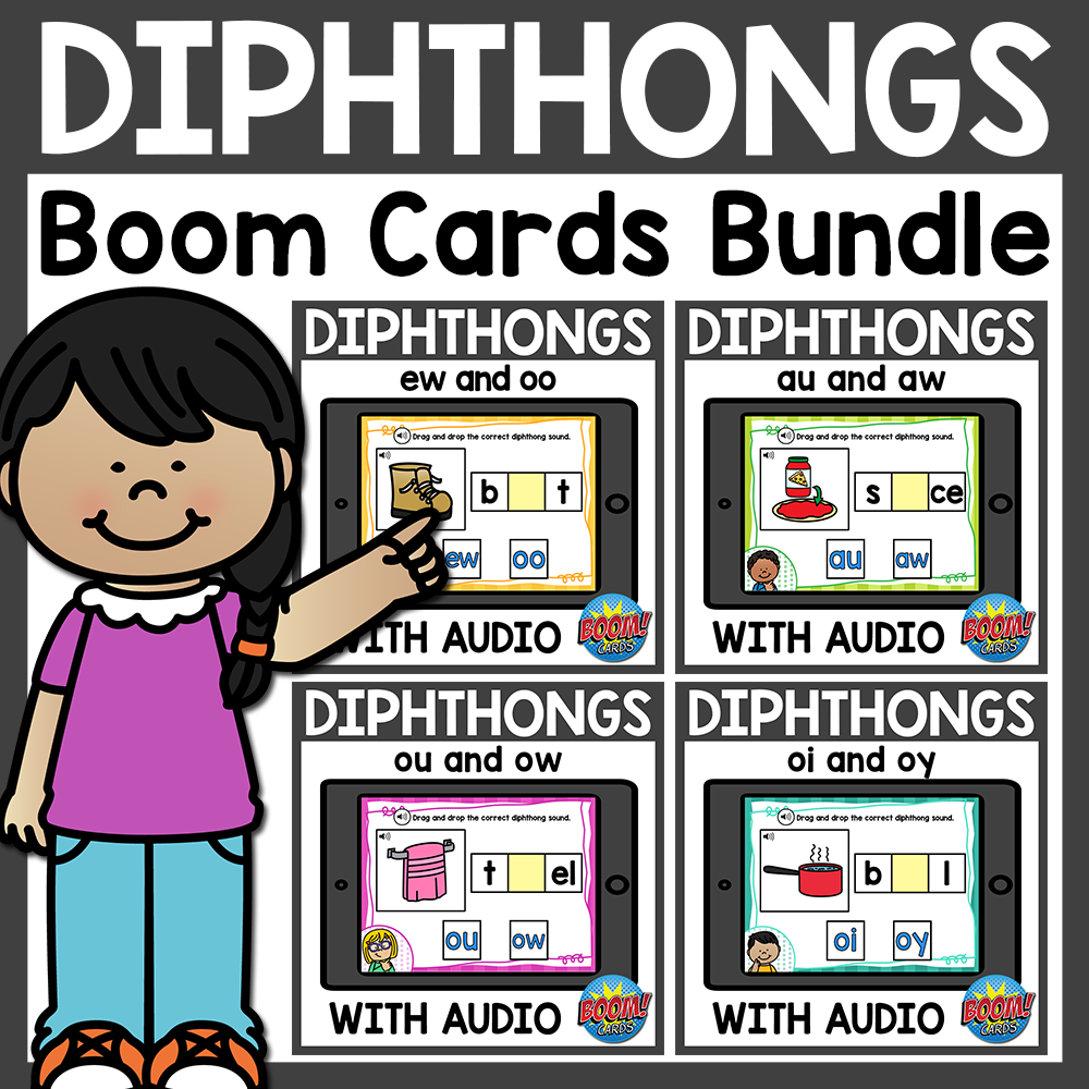 Phonics Boom Cards Bundle Distance Learning - Made By Teachers