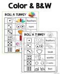 Math Game Roll and Build a Turkey - Made By Teachers