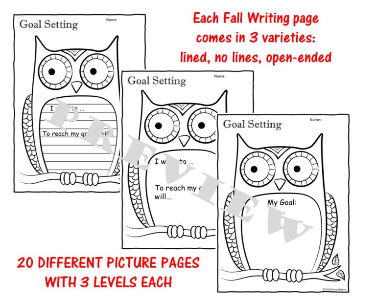 Fall Goal Setting - Made By Teachers