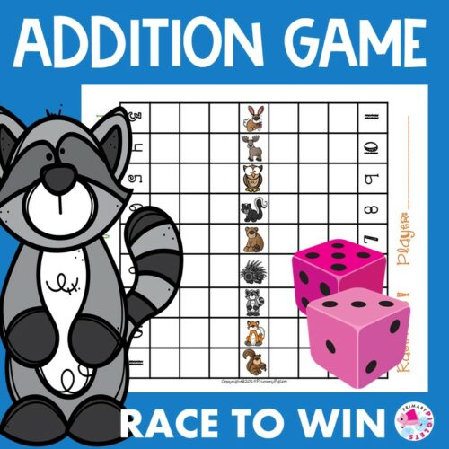 Addition Game Woodland Animals - Made By Teachers