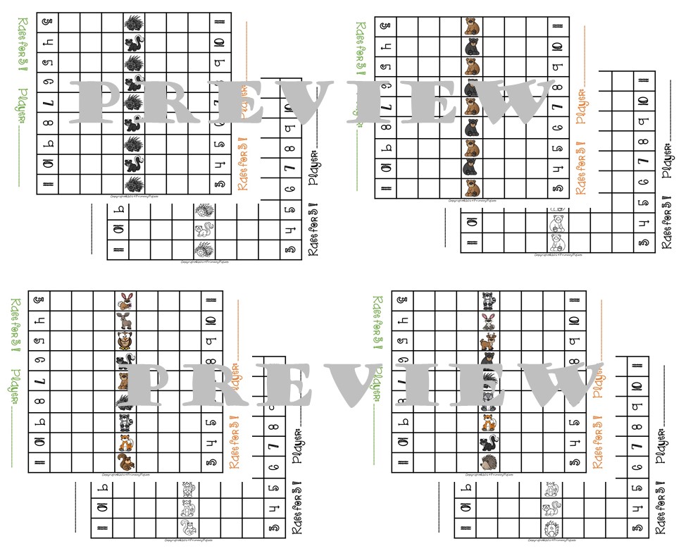 Addition Game Woodland Animals - Made By Teachers