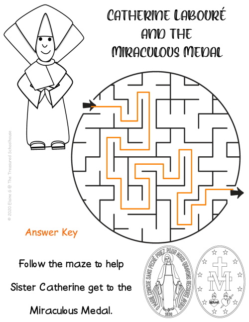 Our Lady of the Miraculous Medal Worksheet and Activity Pack | Made By ...