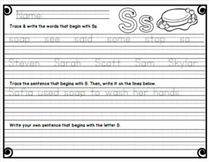 Alphabet Activities - Letter S Centers Activities | Made By Teachers