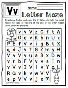 Phonics Letter of the Week - Letter Vv Activity Pack - Made By Teachers