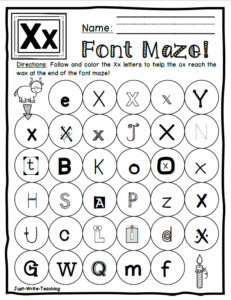 Alphabet Activities - Letter X Centers Activities | Made By Teachers