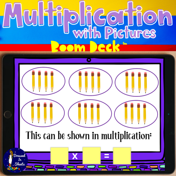 Multiplication with Pictures BOOM Cards | Made By Teachers