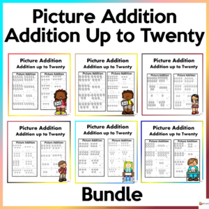 Picture Addition (Add to 20) Bundle | Made By Teachers