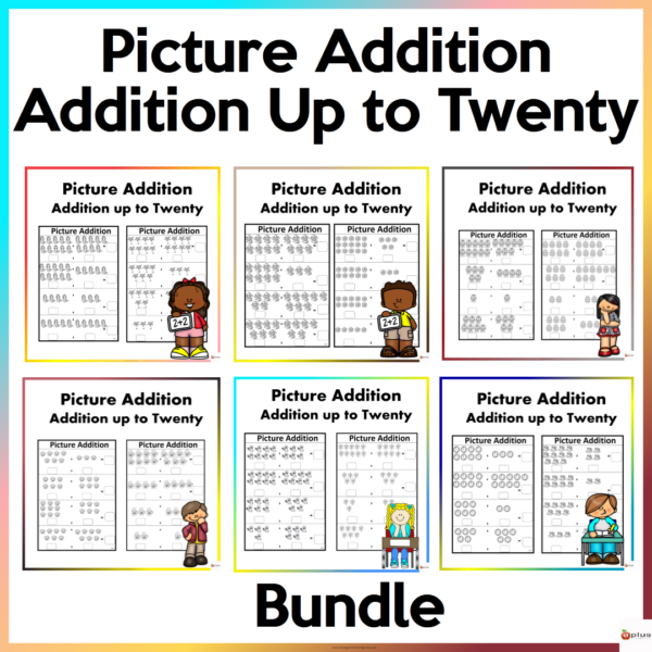 Picture Addition (Add to 20) Bundle | Made By Teachers