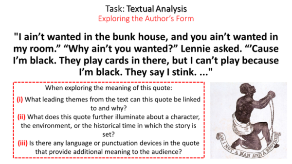 Literature Study: (7) Of Mice and Men – The Characterisation of Crooks ...