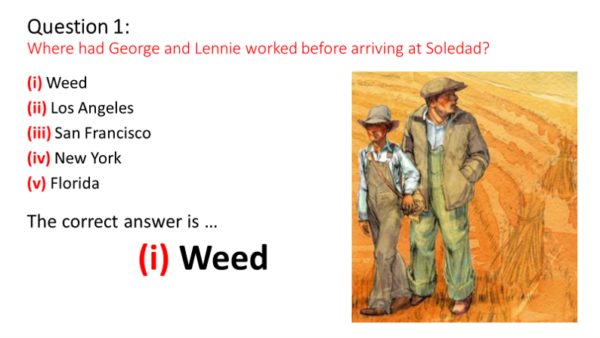Literature Study: (13) Of Mice and Men – Revision Quiz | Made By Teachers