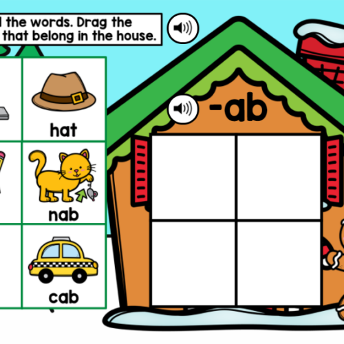 CVC Word Families Boom Cards with Audio Distance Learning | Made By ...