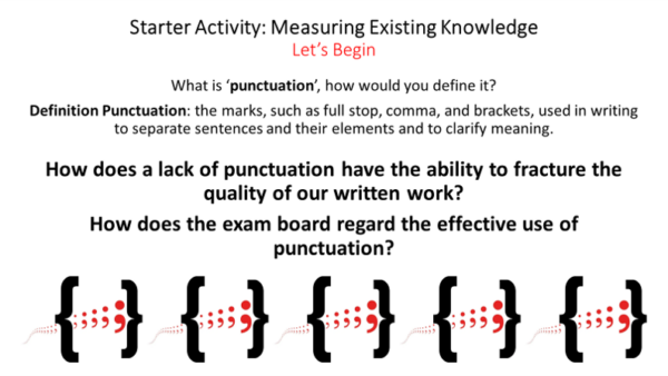 English Literacy: (3) Ending Sentences - ? , . ! | Made By Teachers