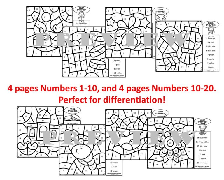 Diwali Color by Number | Made By Teachers