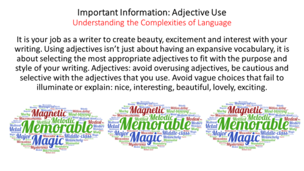 English Literacy: (6) Adjectives – Purpose and Application | Made By ...