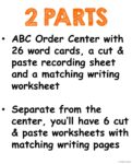 Thanksgiving ABC Order Worksheets - Made By Teachers