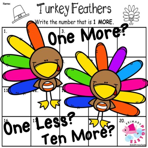 Thanksgiving Math Center Addition and Subtraction | Made By Teachers