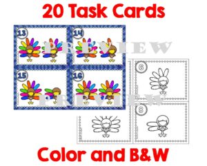 Thanksgiving Math Center Addition and Subtraction | Made By Teachers