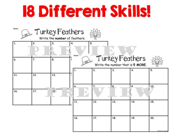 Thanksgiving Math Center Addition and Subtraction | Made By Teachers
