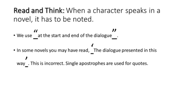 English Literacy: (8) Commas, Dialogue and Quotes | Made By Teachers