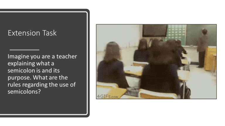 English Literacy: (10) Semi-Colons - Made By Teachers