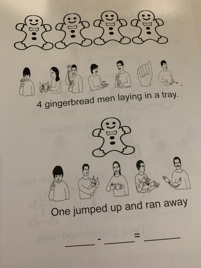 reading ASL with words - Made By Teachers