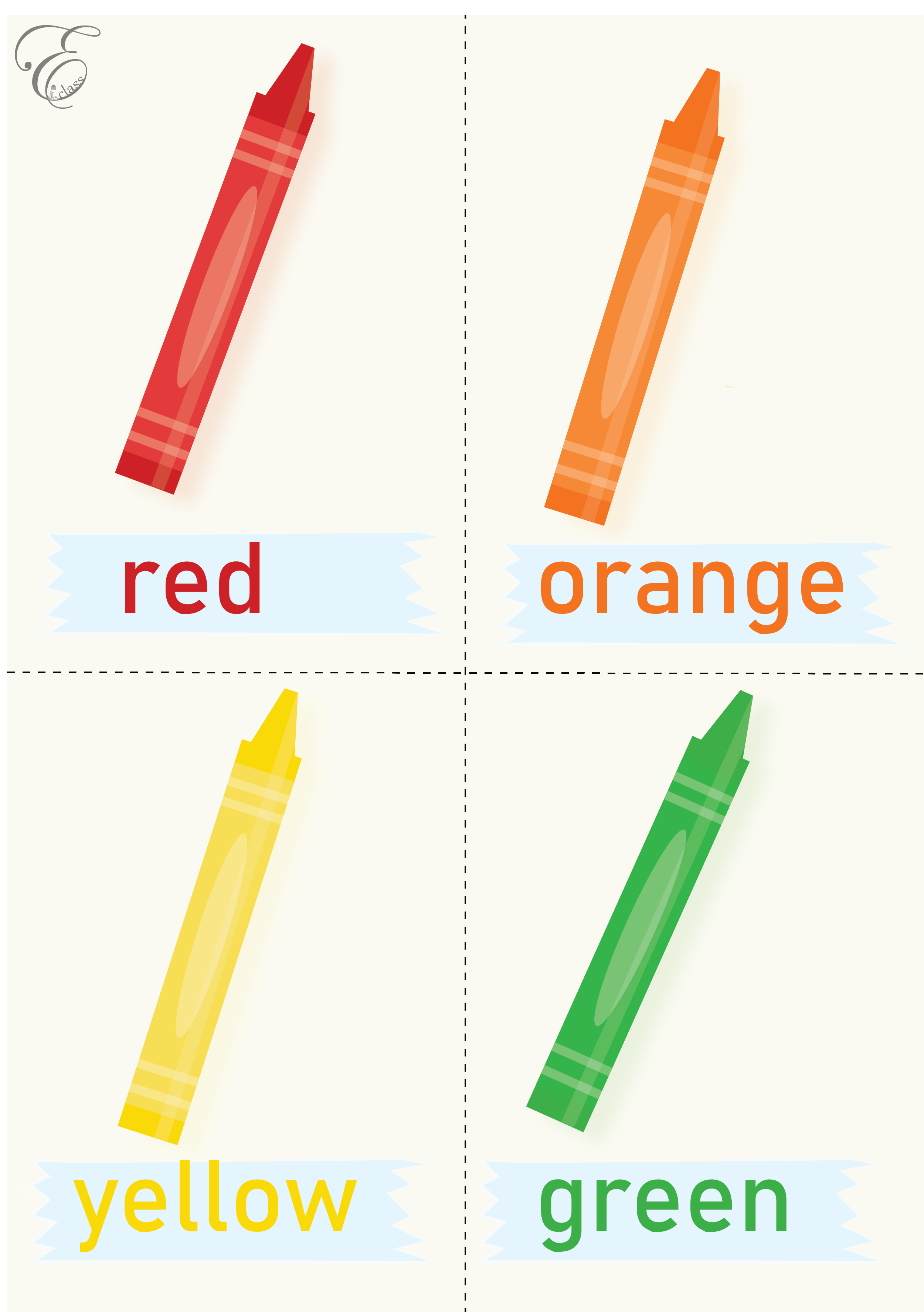 Colors Flashcards - Made By Teachers