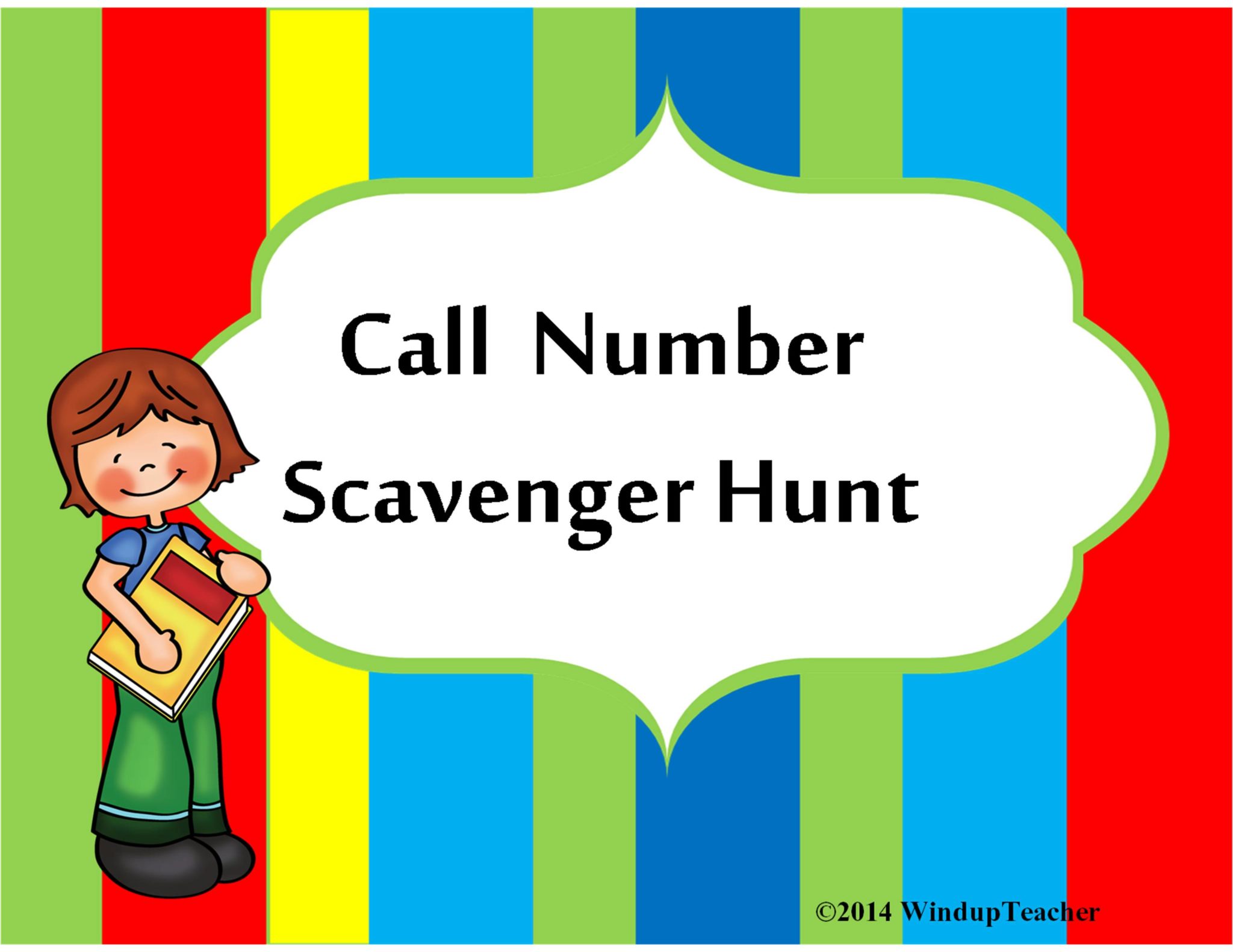 Call Number Scavenger Hunt *Editable to meet your needs! - Made By Teachers