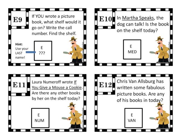Call Number Scavenger Hunt Task Cards for Library *Editable!! - Made By ...