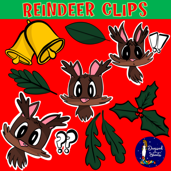 Reindeer Clips | Made By Teachers