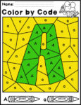 Letter Color by Codes - Alphabet Activities - Made By Teachers