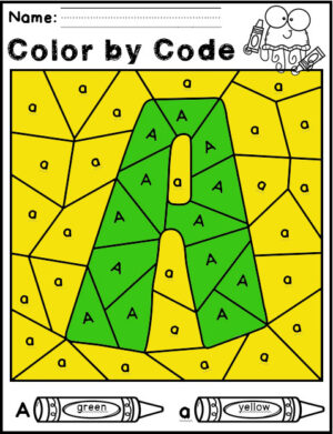 Letter Color by Codes - Alphabet Activities | Made By Teachers