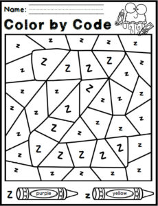 Letter Color by Codes - Alphabet Activities - Made By Teachers
