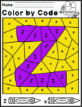 Letter Color by Codes - Alphabet Activities - Made By Teachers